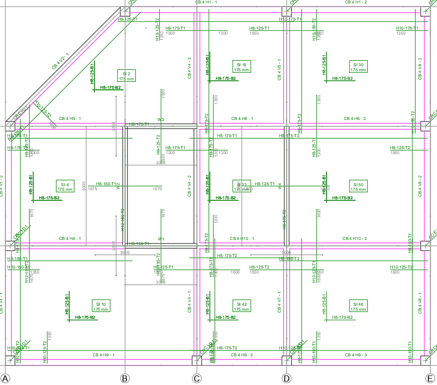 Slab on beams design workflow | Tekla User Assistance