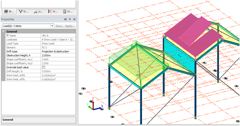 Snow loads (Eurocode) | Trimble User Assistance