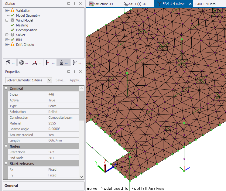 Footfall analysis basic workflow - SCI P354 | Tekla User Assistance