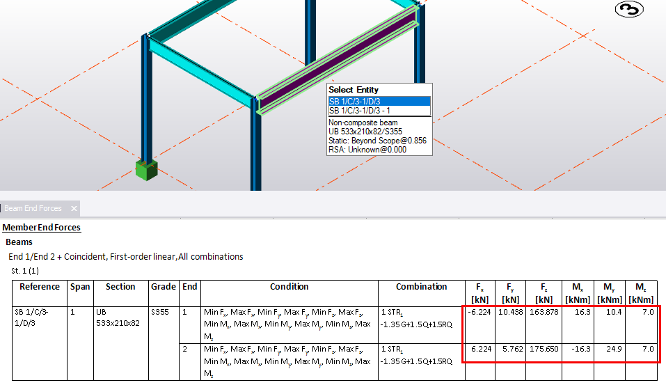 How Minimum Design Forces are used | Trimble User Assistance