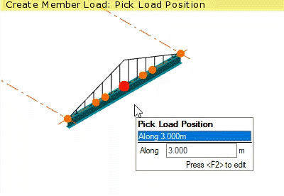 Create trapezoidal loads | Tekla User Assistance