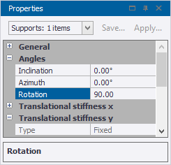 Rotated and inclined supports | Trimble User Assistance