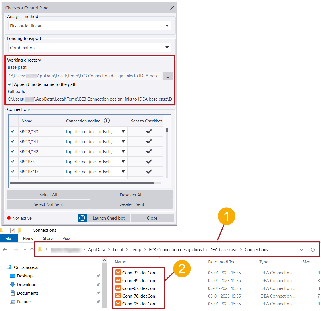 Export to IDEA StatiCa Connection Design (version 22 and later) | Tekla ...