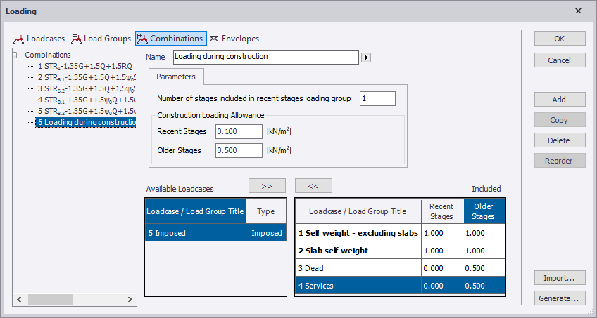 Staged construction workflow example - Eurocodes | Tekla User Assistance