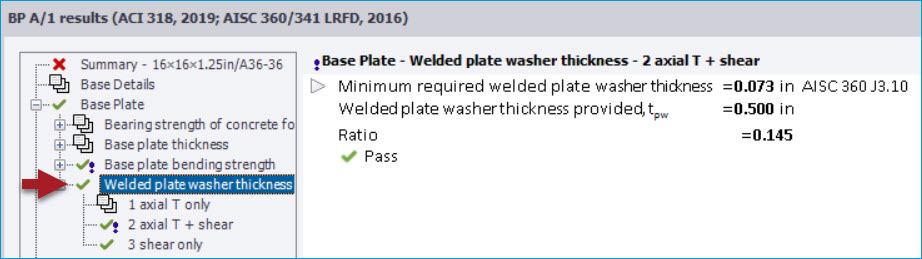 Base plate design - New welded plate washers | Trimble User Assistance