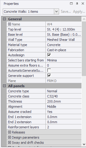 Overview of the Properties window and Properties dialog box | Tekla User Assistance