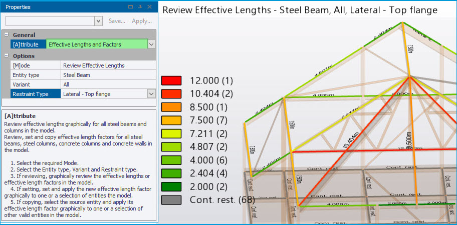 Review View - New Effective Lengths and Factors feature | Tekla User ...