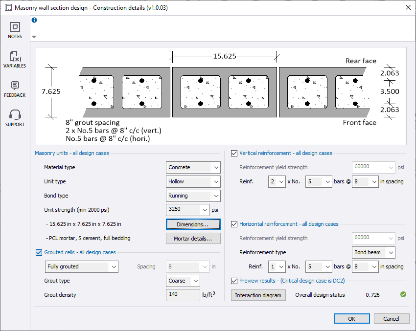 Masonry wall design workflow | Tekla User Assistance
