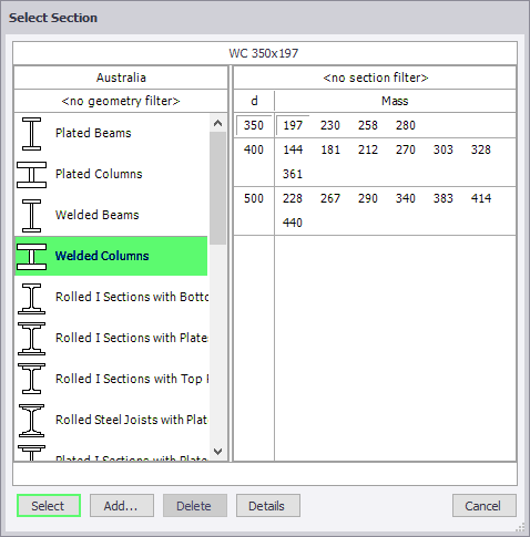 Steel column design | Tekla User Assistance