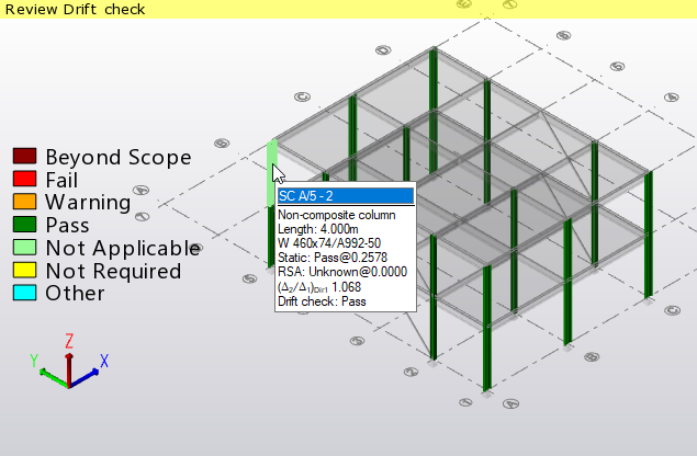 Drift check | Tekla User Assistance
