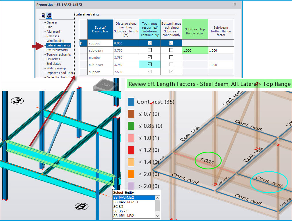 Review View - New Effective Lengths and Factors feature | Tekla User ...