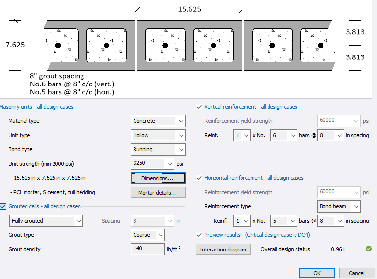 Masonry wall design workflow | Tekla User Assistance