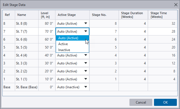 Staged construction workflow example - United States (ACI/AISC) | Tekla ...
