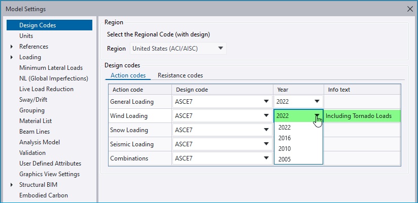 Loading - New United States regional code loading to ASCE7-22 | Trimble ...
