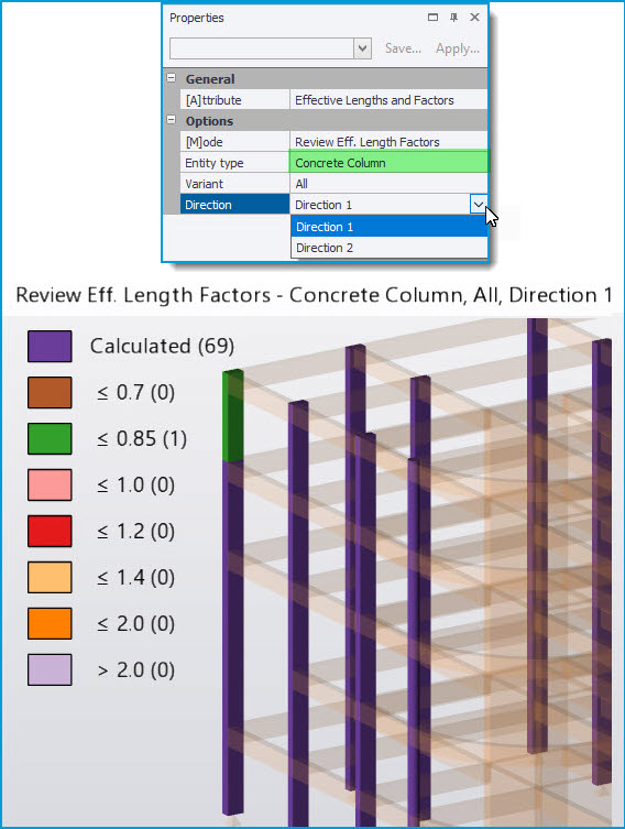 Review View - New Effective Lengths and Factors feature | Tekla User ...
