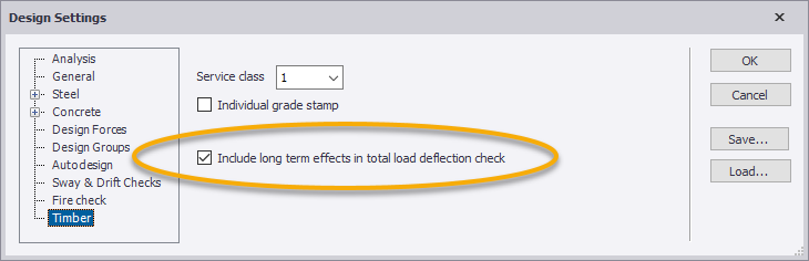 Timber beam deflection checks - EC | Trimble User Assistance