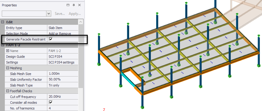 Footfall analysis basic workflow - SCI P354 | Tekla User Assistance