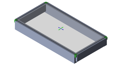"One-way" spanning orthotropic slab example | Trimble User Assistance