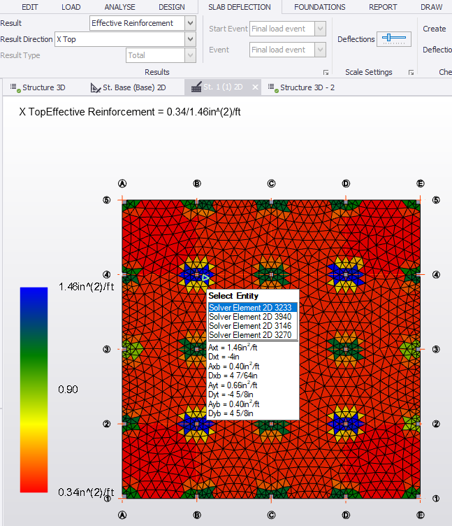Slab deflection calculations in depth | Tekla User Assistance