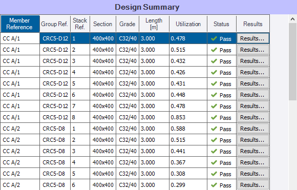 Staged construction workflow example - Eurocodes | Tekla User Assistance