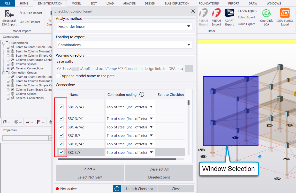 Export to IDEA StatiCa Connection Design (version 22 and later ...