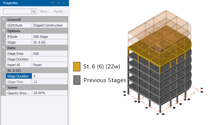 Staged construction workflow example - United States (ACI/AISC) | Tekla ...