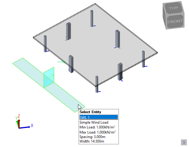 Working with foundation reaction axis systems | Trimble User Assistance