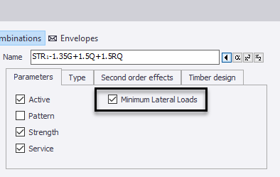 Minimum lateral loads (MLL) (Eurocode) | Trimble User Assistance