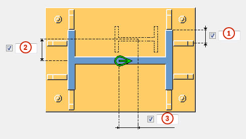 Versteifte Fußplatte (1014) | Tekla User Assistance