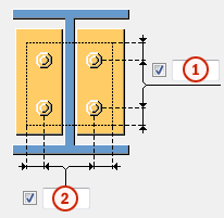 Stirnplatte einseitig Typ 2 (29) | Tekla User Assistance