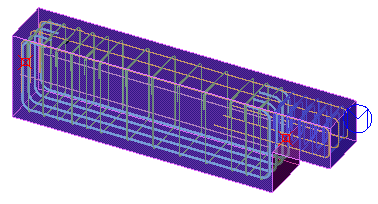Rebar in beam (90) | Tekla User Assistance