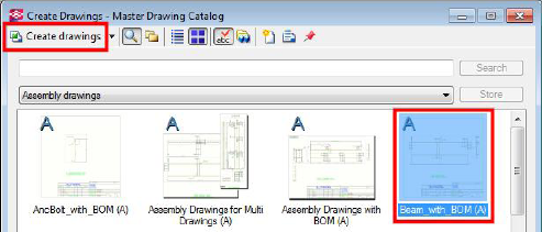 Example: Create assembly drawings from groups of similar parts | Tekla ...