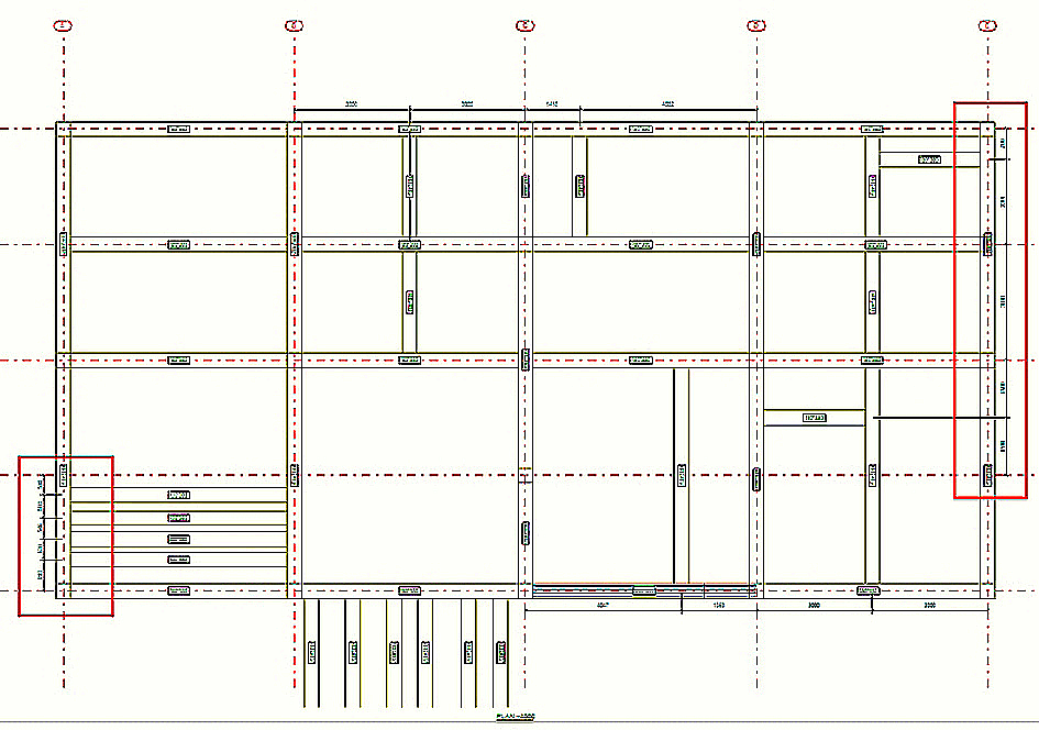 Example: Position part dimensions | Tekla User Assistance