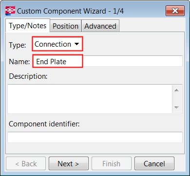 Example: Create a custom end plate component | Tekla User Assistance