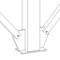 Bracing connections | Tekla User Assistance