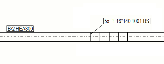 Merged part marks | Tekla User Assistance