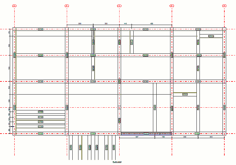 Example: Position part dimensions | Tekla User Assistance