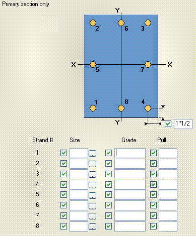 Strand reinforcement | Tekla User Assistance