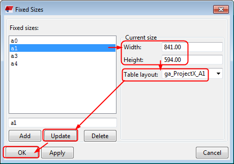 Create a new drawing layout, add table layouts and tables | Tekla User Assistance