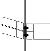 Two sided end plate (115) | Tekla User Assistance