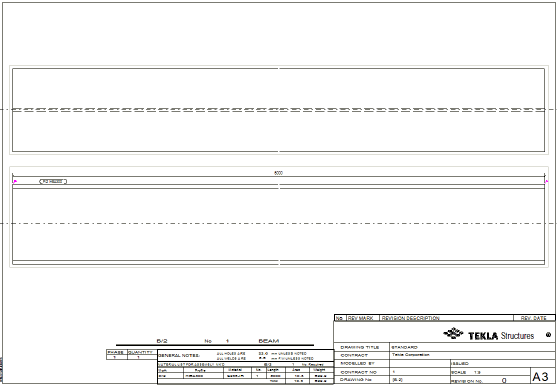Set drawing view projection type | Tekla User Assistance