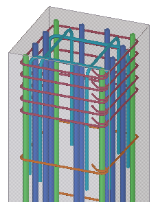 Rectangular column reinforcement (83) | Tekla User Assistance