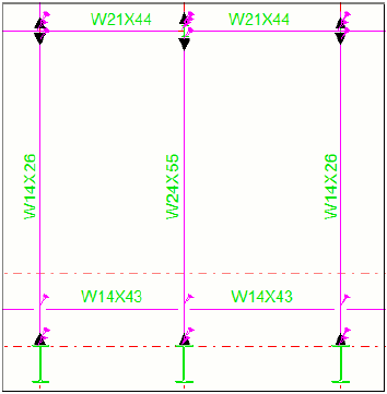 Moment connection symbols in Tekla Structures drawings (Drawing tools ...