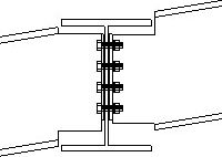 Two sided end plate (115) | Tekla User Assistance