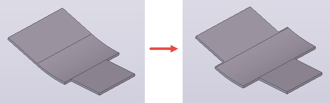 Create a conical or a cylindrical bent plate | Tekla User Assistance