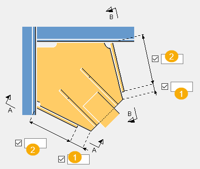 Corner tube gusset (56) | Trimble User Assistance