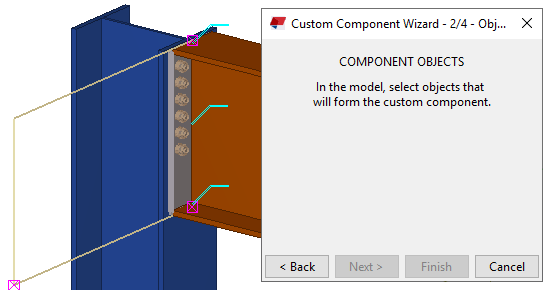 Define custom components | Tekla User Assistance