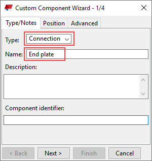 Define custom components | Tekla User Assistance