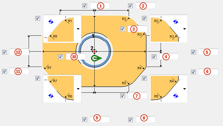 Ring plate | Tekla User Assistance