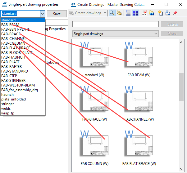 Master drawing types | Trimble User Assistance